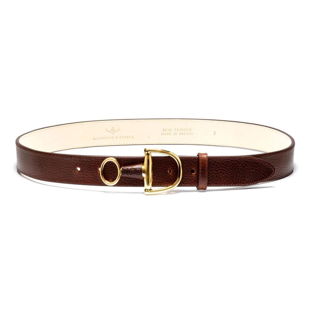 Windsor - Equestrian snaffle bit leather belt | Mackenzie & George